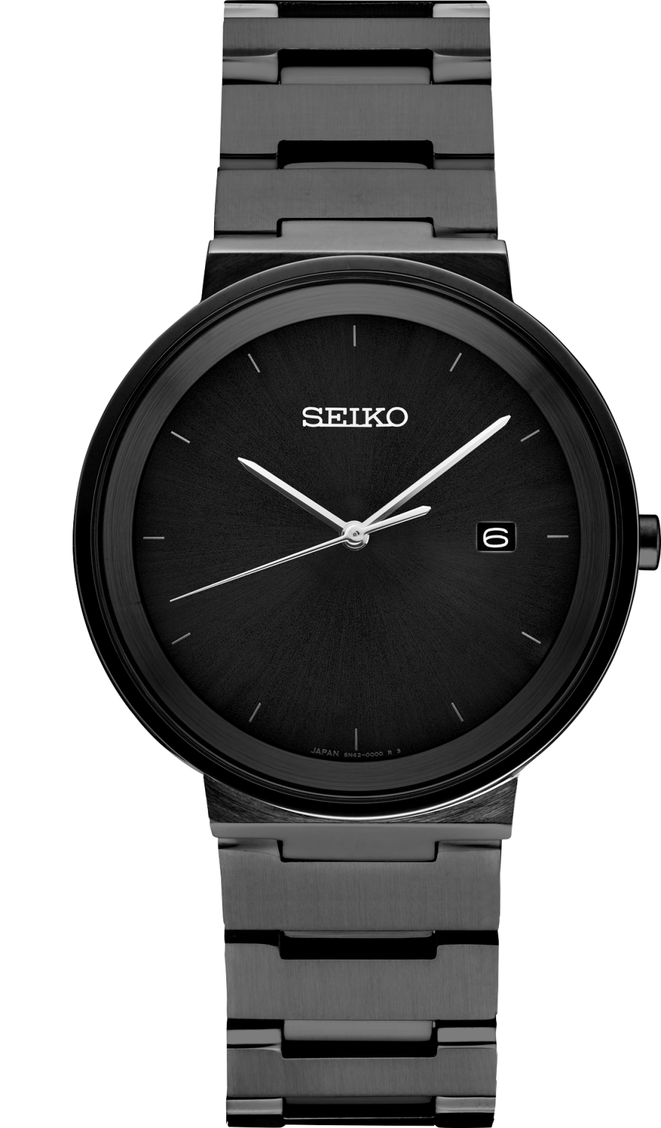 Seiko | SUR487 Essentials SS BIF Quartz Black Dial – Paradise Jewelry
